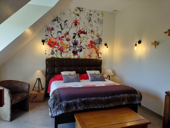 Chambre 4 Côté Campagne Le Clos Des Pommiers - Arromanches-les-Bains