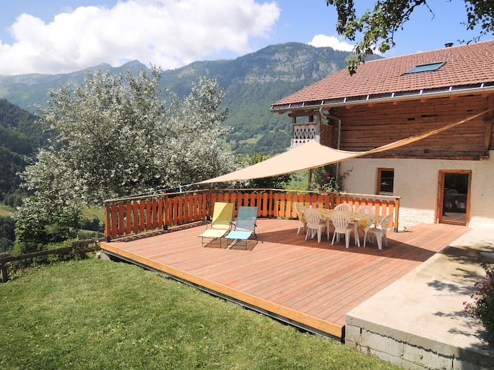 Lécrin De Jana - Chalet Familial Avec Jardin - Mont-Saxonnex