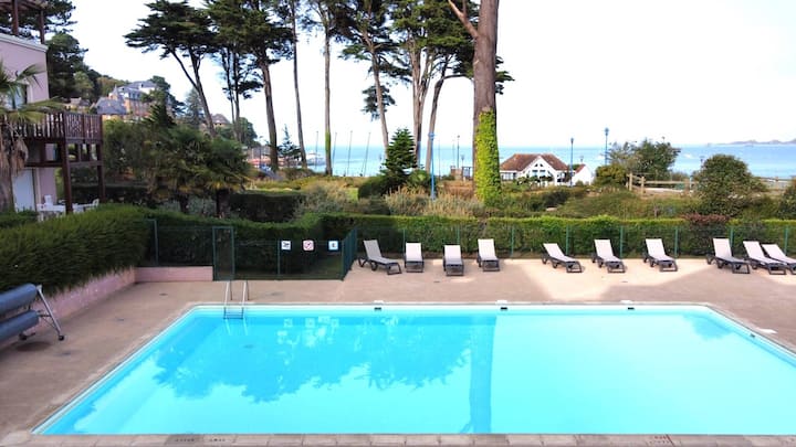 Appartement Avec Piscine, Wifi, Plage De Trestraou - Perros-Guirec