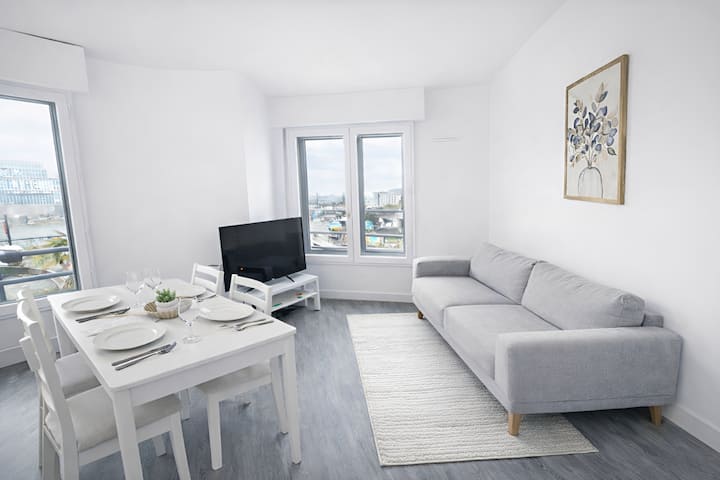 Le Rive - 4 Prs - Vue Seine - Wifi - Asnières-sur-Seine