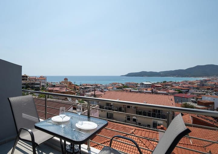 Blue Horizon Sarti - Comfy Quad Seaview Getaway - Sarti