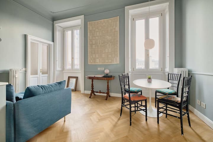 W*|  Bright 2br Steps From Arco Della Pace - Milano