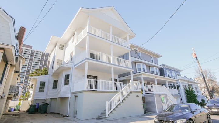 10bed 2.5 Ba Bartram Beach Retreat - 澤西海岸