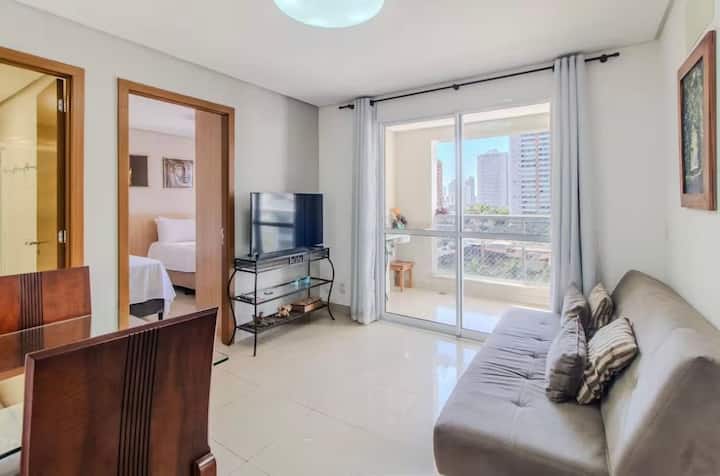 1-bedroom Apartment | Condo With Heated Pool, Gym - Goiânia