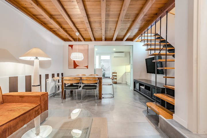 Charming Apartment With Terrace In Sants - Barcelone