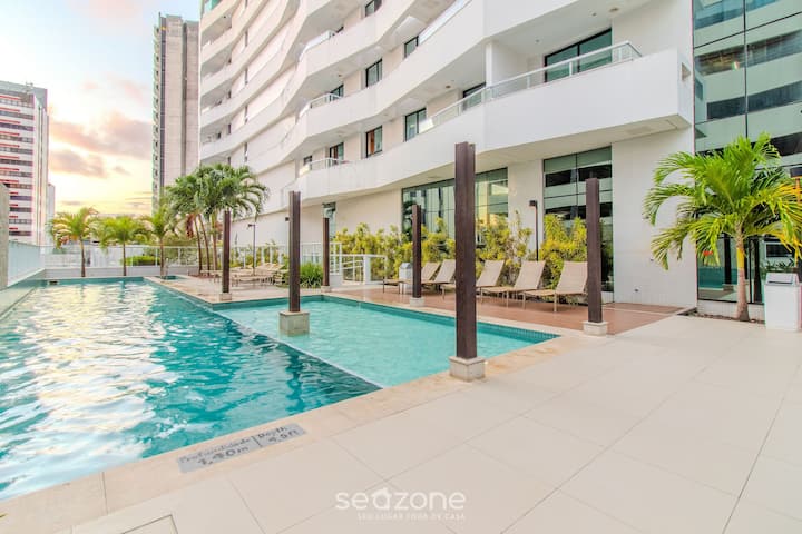 Apt W/ Balcony & View Near Shopping Mall Aap1405 - Salvador