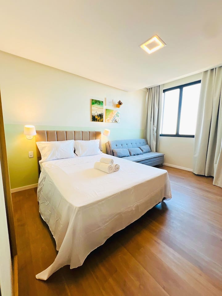 Green View Frente Rio A 180m Do Shop Riomar By Apê - Aracaju