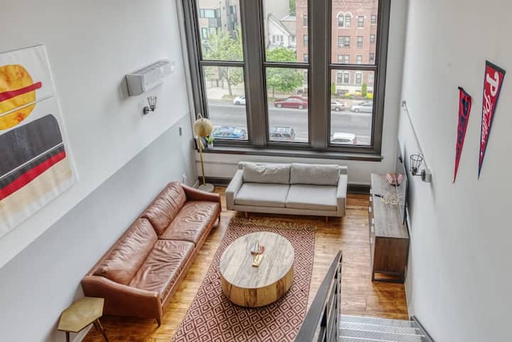Sosuite | 2br Loft W W/d, Gym, Lounge - Philadelphie, PA