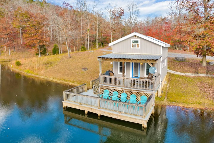 New - Lakefront Fishing -Fire Pit -Hiking -Caving - Beaver Lake, Rising Fawn