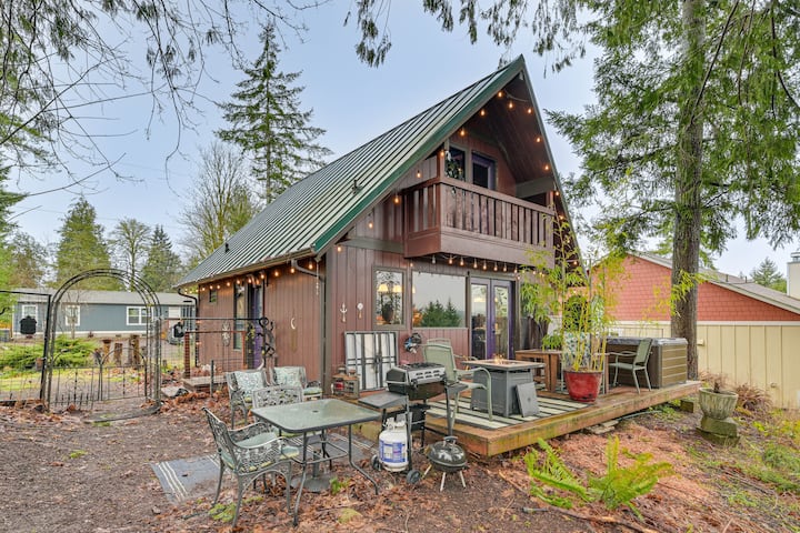 Private Hot Tub! A-frame Hideaway By Oakland Bay - Shelton, WA