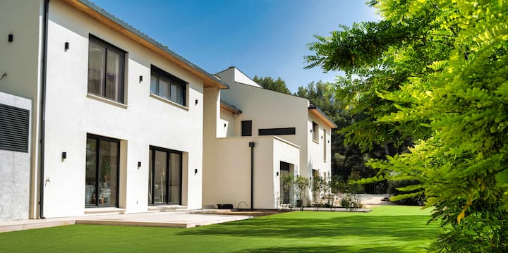 Villa Proche Aix, Piscine, Cinéma Et Salle Fitness - 엑상프로방스
