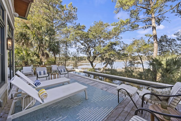 Stunning Marsh Views! Plunge Pool, Quiet Kiawah3br - Kiawah Island, SC