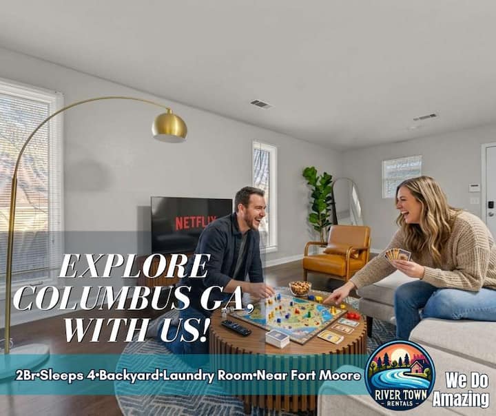 2br•sleeps 4•backyard•laundry Room•near Fort Moore - Columbus, GA