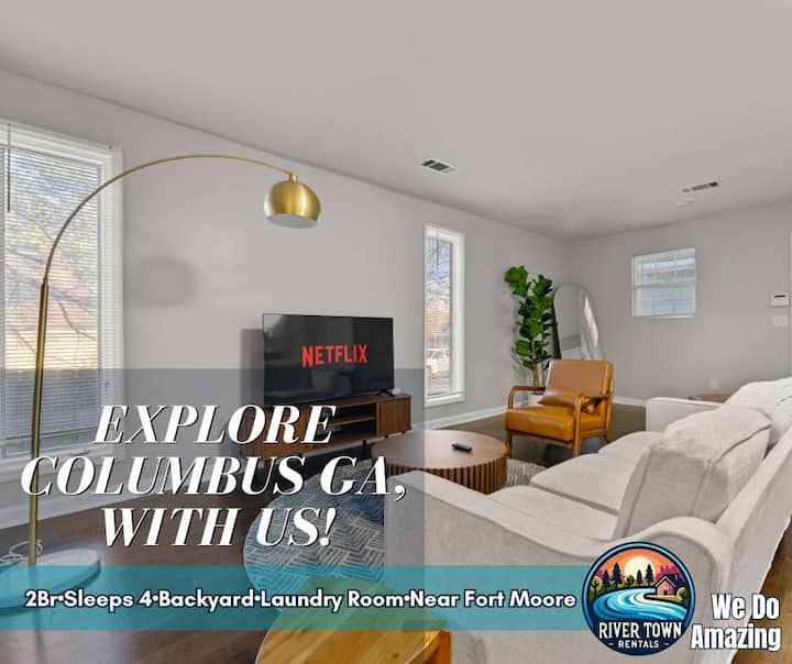 2br•sleeps 4•backyard•laundry Room•near Fort Moore - Columbus, GA