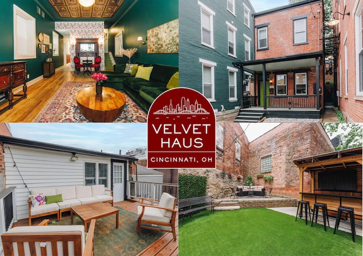 Velvet Haus • Downtown • 3rd Floor Deck • Backyard - Cincinnati, OH