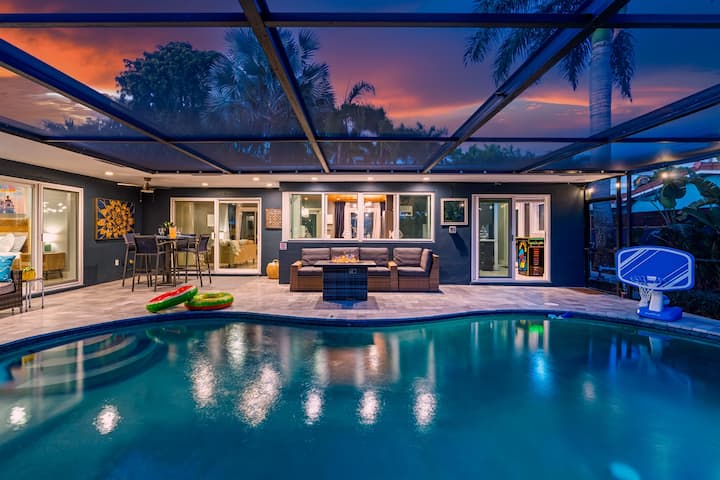 New! Heated Pool Waterfront Kayaks Sleeps10 Grill - The Bahamas