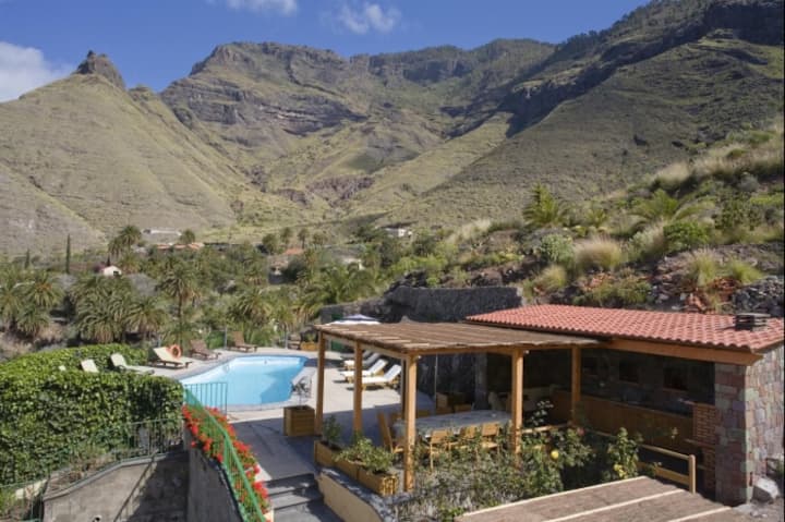 Vivelorural Las Rosas With Pool, Risco De Agaete - Gran Canaria