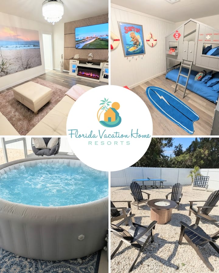Fort Myers Coastal Retreat | Hot Tub, Yard & Games - Estero, FL