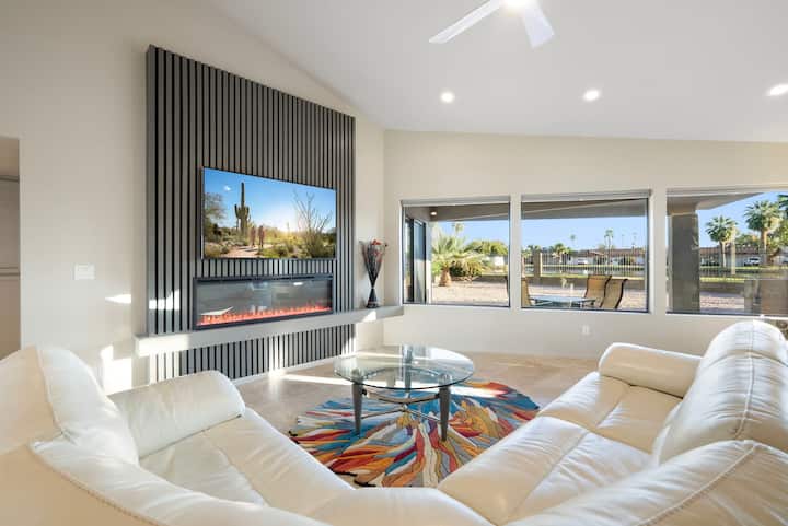 Cozy 2br Home, Fire Pit, Grill, Golf Course Views - Mesa, AZ