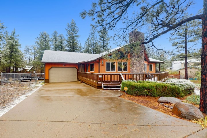 2br Home W/ Private Hot Tub, Office - Dog Friendly - Munds Park, AZ
