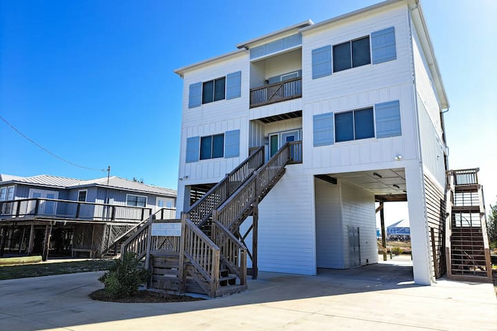 5 Br Waterfront Home With Kayaks & Private Grill - Dauphin Island