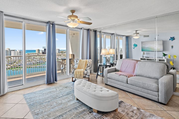 Walk To Beach | Gulf Views | Pelican Terrace 1404 - Destin, FL