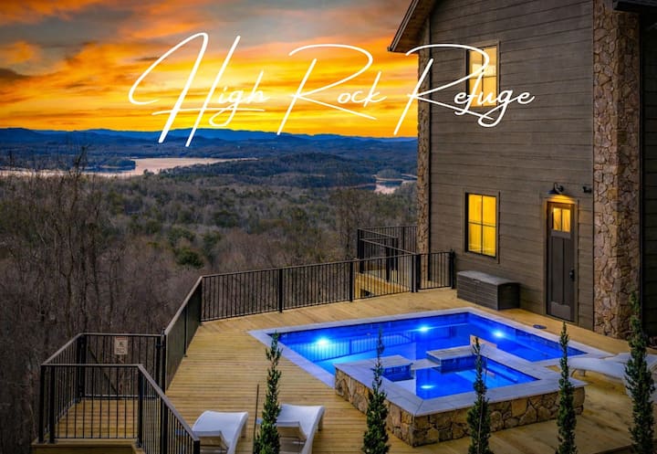 Breathtaking Lake Views Meet Private Pool Paradise - Blue Ridge, GA