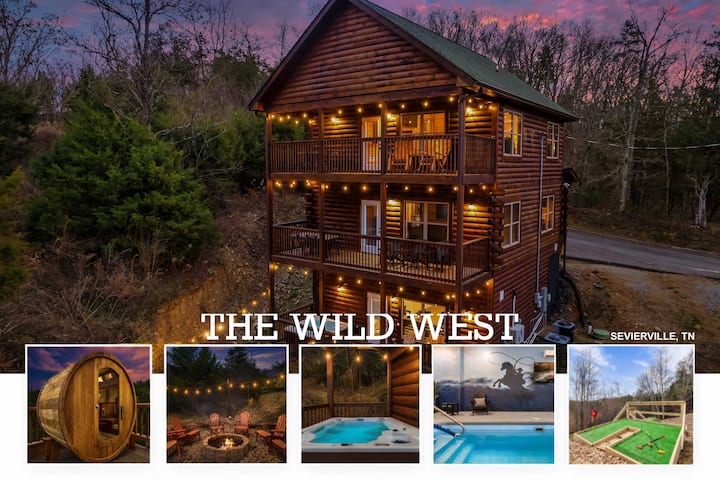 Family-private Pool-hot Tub-firepit-games-sauna ! - Sevierville, TN