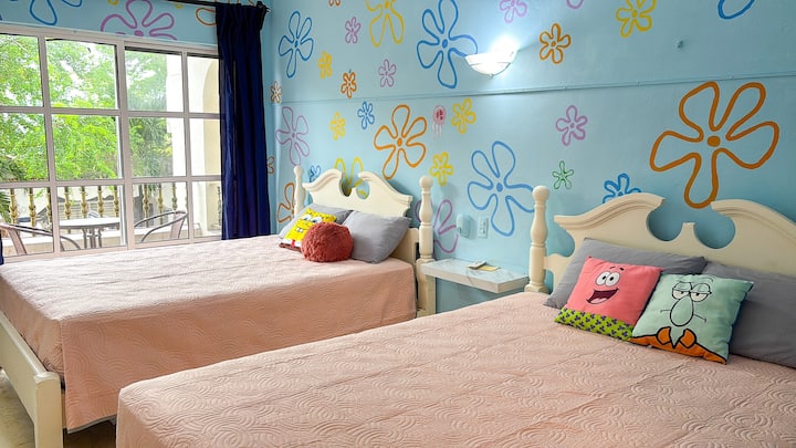 Spacious 4 Bedrooms 1 Block To 5ta Ave And Beach A - Playa del Carmen