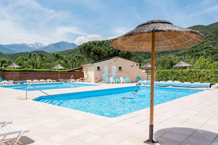 Zecamping 3* Mobil Home 27m² Piscine - Arles-sur-Tech