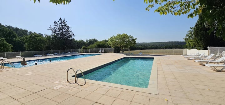 Zecamping 3* Gite 90m² Piscine - Quinson
