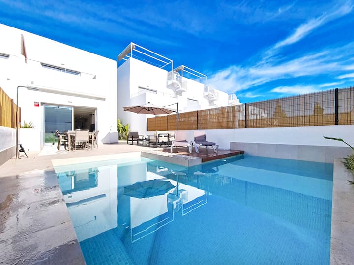 Villa Avec Piscine Privée Et Grande Terrasse - Cartagena