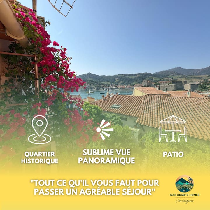 Mas Pujades*collioure*vue Mer*patio*centre* - Collioure