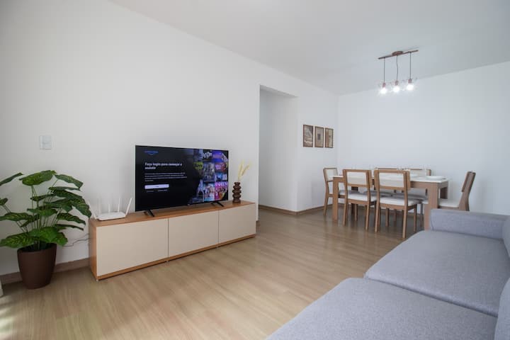 Cnt92 - 3 Dorm, Av. Central, Tv Smart, Wi-fi - Brasil