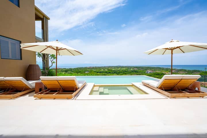 Villa Del Sol, Ocean View + 2 Golf Carts - Punta Mita