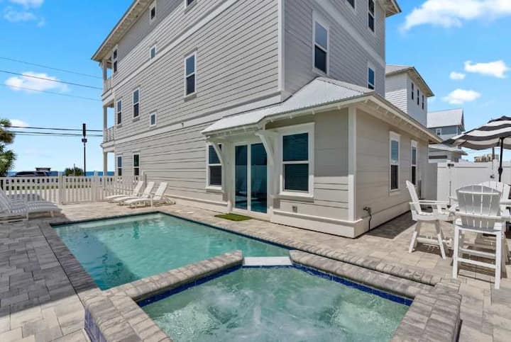 Lux Family Heavenly Day Beachfront - Pool/spa - Panama City Beach, FL