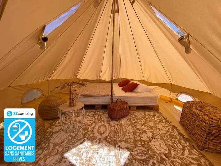 Zecamping 3* Tente 12m² Piscine - Tuchan