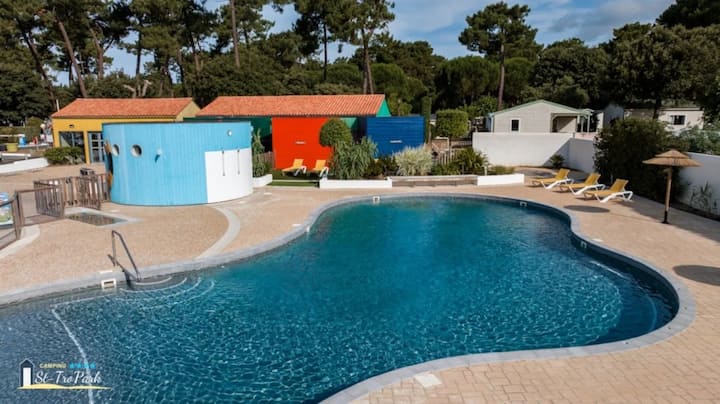 Zecamping 4* Tente Lodge Safari 25m² Piscine - Saint-Trojan-les-Bains
