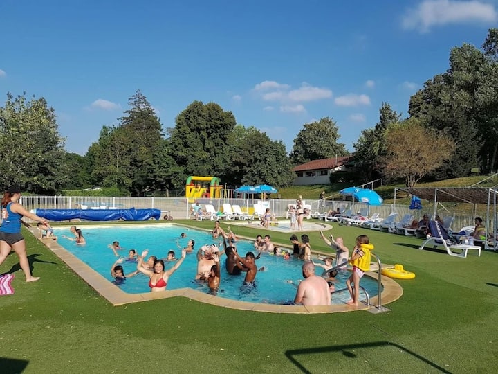 Zecamping 4* Mobil Home 33m² Piscine - Hauterives