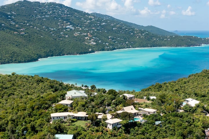 Ocean Views, 6 Bed, Luxury Yellowbird Villa, Pool - Saint Thomas