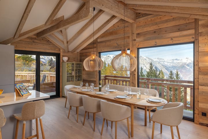 Chalet Montâme - Modern Luxury In The Swiss Alps - La Tzoumaz