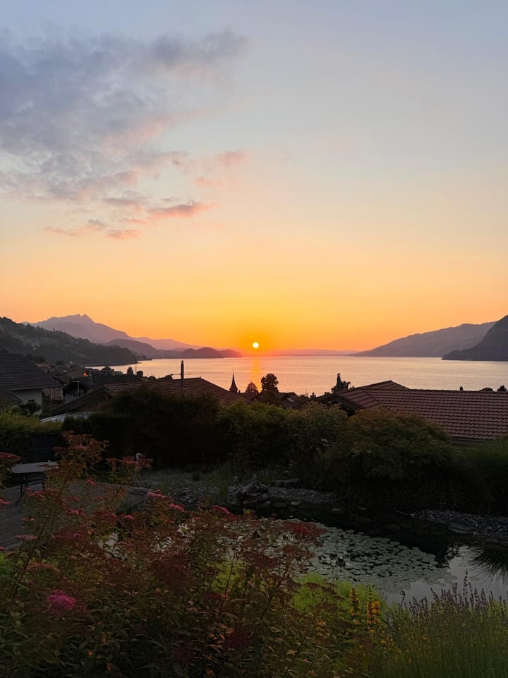 Elegant Family Chalet With Lake & Mountain Views - Beatenberg