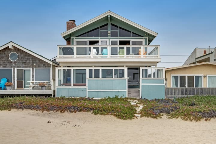 Amazing 5br Oceanfront | Fireplace | Balcony - Pismo Beach, CA