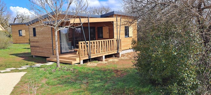 Chalet 7 Places à Rocamadour Camping Les Campagnes - Rocamadour