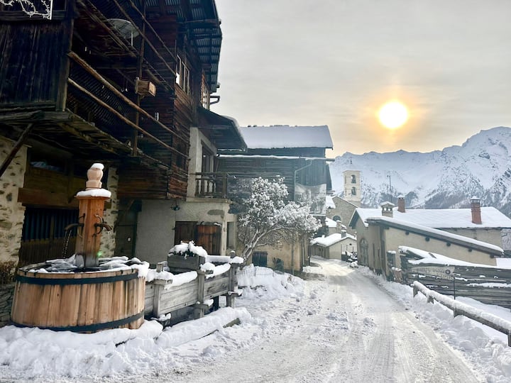 Casa-niu Luxe Discret, Vue Et Pied Des Pistes - Molines-en-Queyras