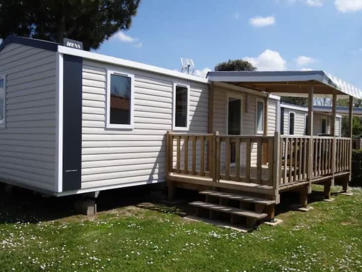 Mobil-home 3 Chambres, Terrasse Paisible - Notre-Dame-de-Monts