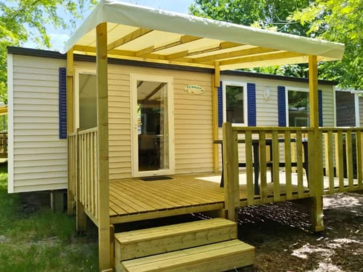 Mobil Home 6 Pers - Terrasse - Confort - Mézos