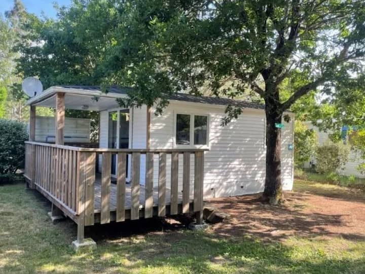 Mobil-home Confortable Avec Terrasse Pour 4 Pers. - Carcans
