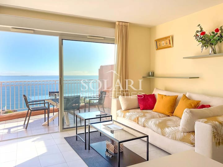 Terrasse Vue Mer, Piscine, Plages à Pied, Parking - Théoule-sur-Mer