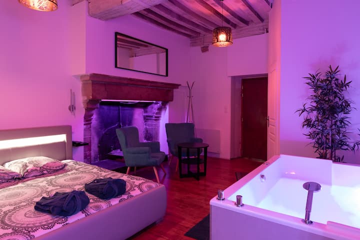 Lx203 Suite Romantique Jacuzzi Privé – Love Room - Dijon